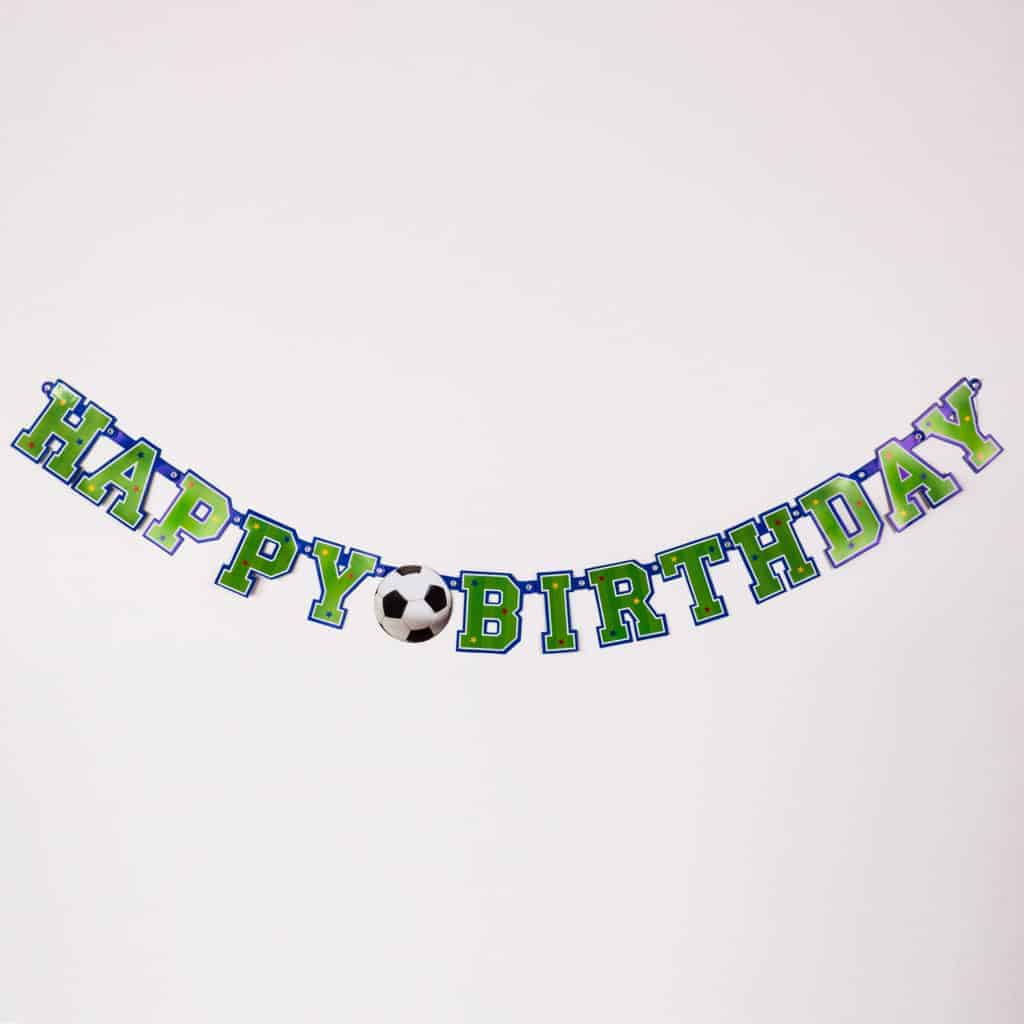 Football Party Banner - Captain Fantastic